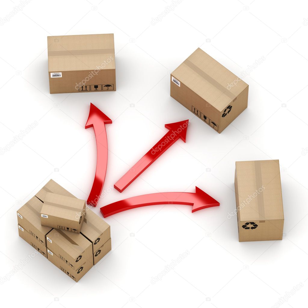 3D rendering cardboard box Stock Photo by ©apopium 120277362
