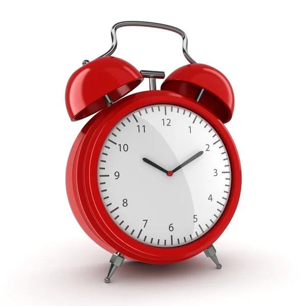 Old red analog alarm clock Stock Photos, Royalty Free Old red analog ...