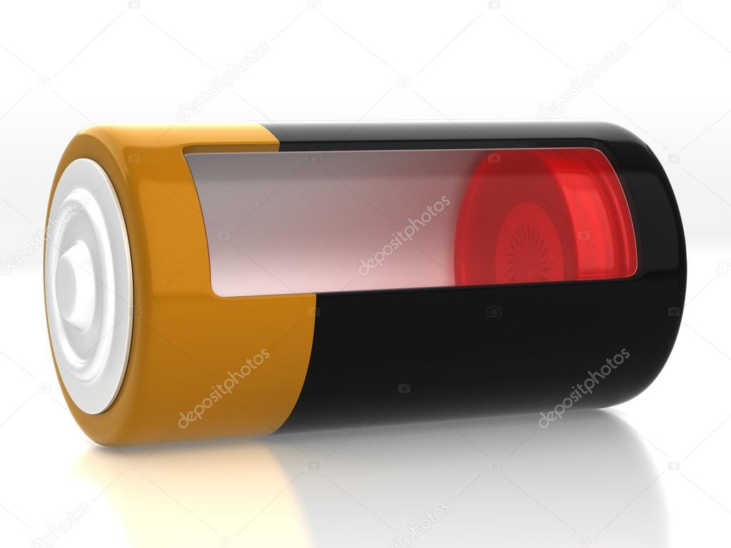 A battery model — Stock Photo © apopium #95933162