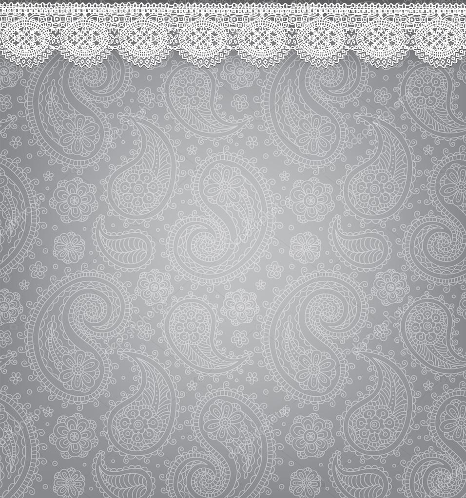 Patterned background with lace Stock Vector Image by ©pinkkoala #67815163