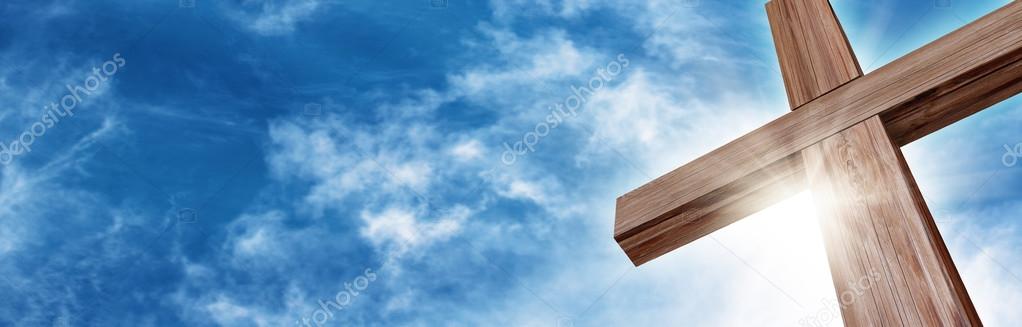 Glorious Wooden Cross Stock Photo by ©Balazs 113436166