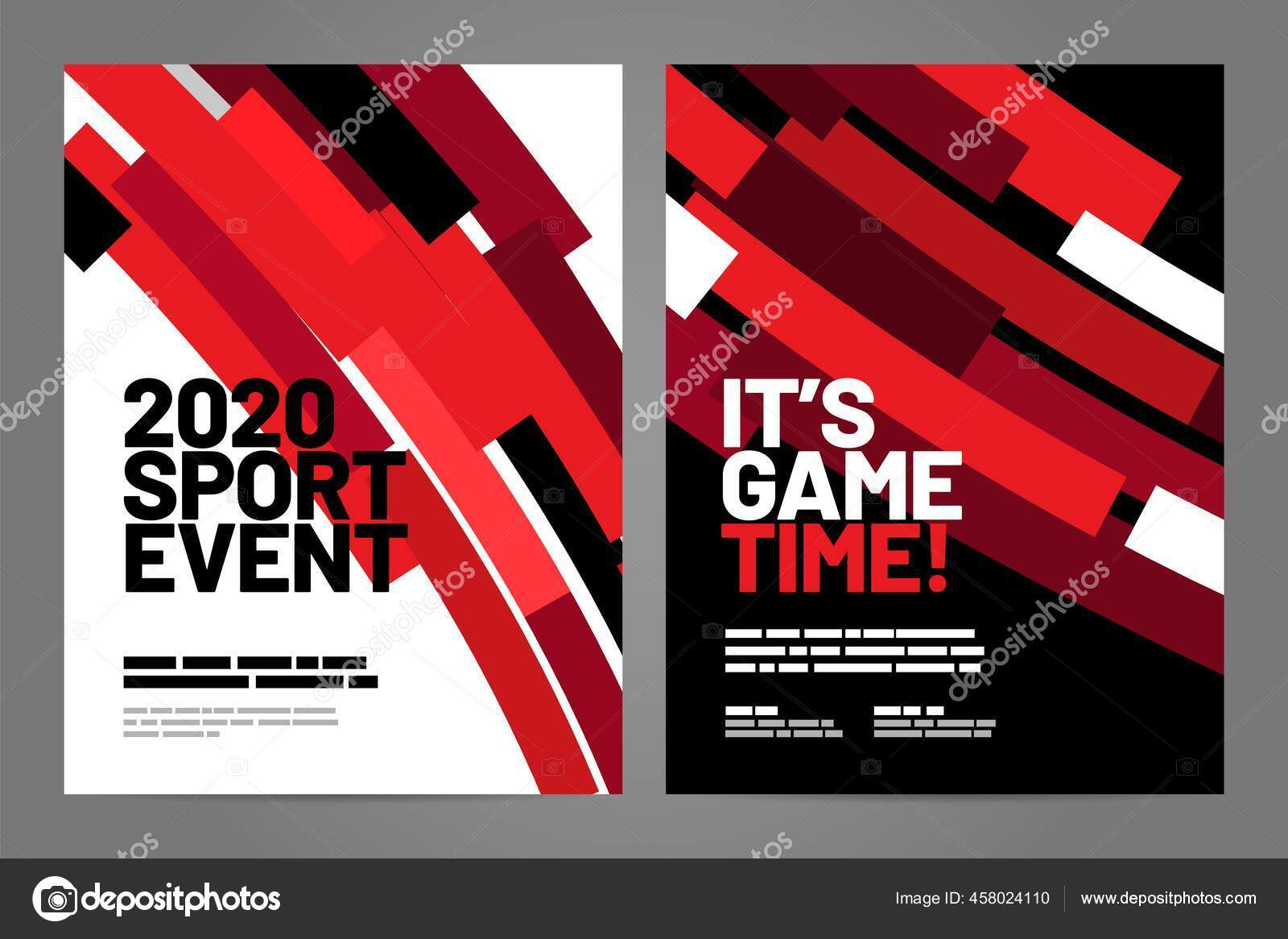 Tata letak rancangan poster untuk acara olahraga Vektor Stok oleh ...
