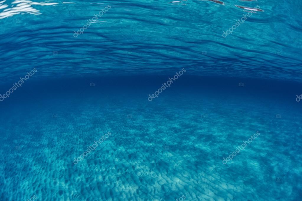 Sea bottom with clear blue water — Stock Photo © mihtiander #115475762