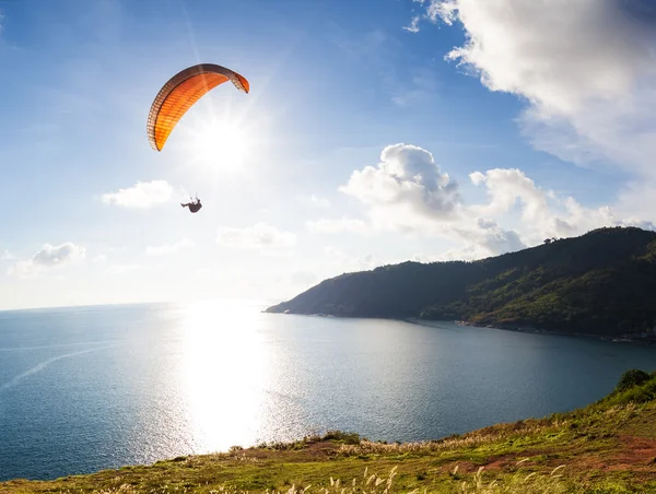 Paraglider in sky Stock Photos, Royalty Free Paraglider in sky Images ...