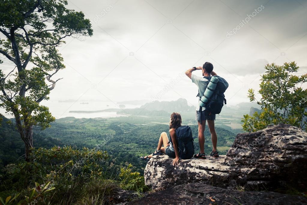 Hikers — Stock Photo © mihtiander #52671071