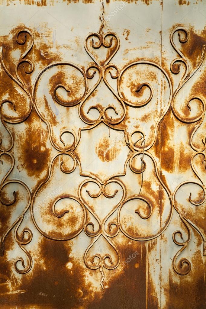 Rusty metal pattern Stock Photo by ©valzan 95872666