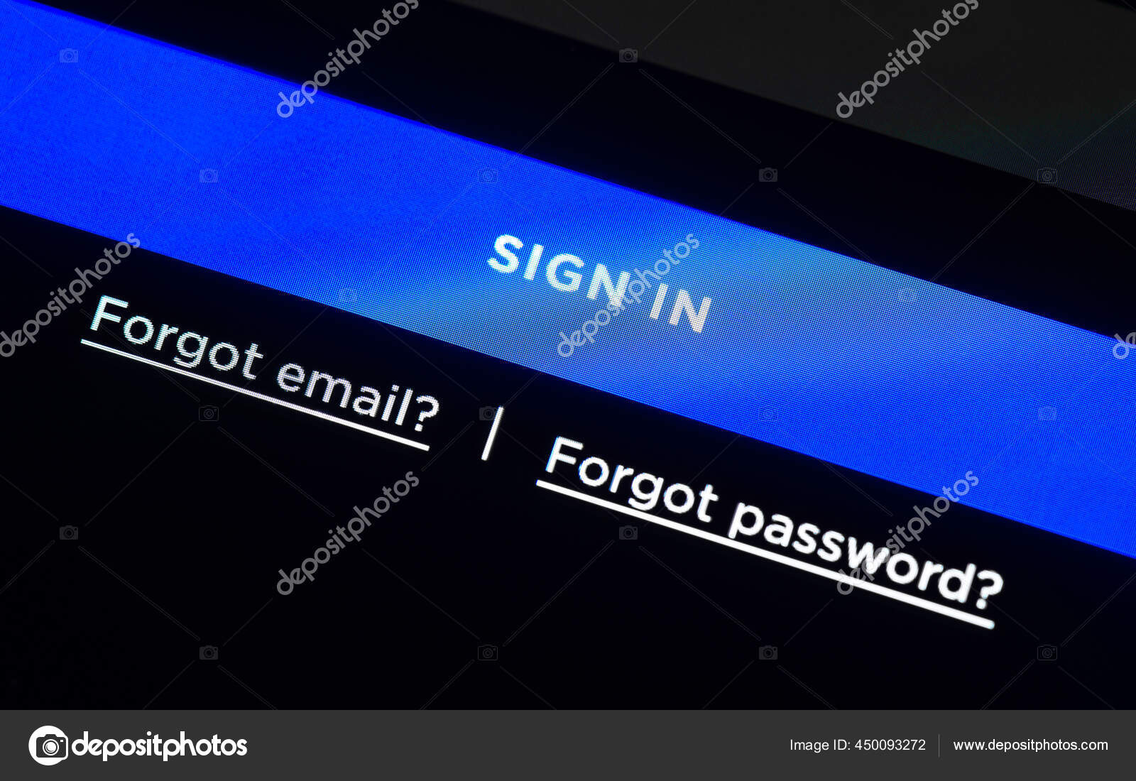 Sign in button on LCD screen Stock Photo by ©dutourdumonde 450093272