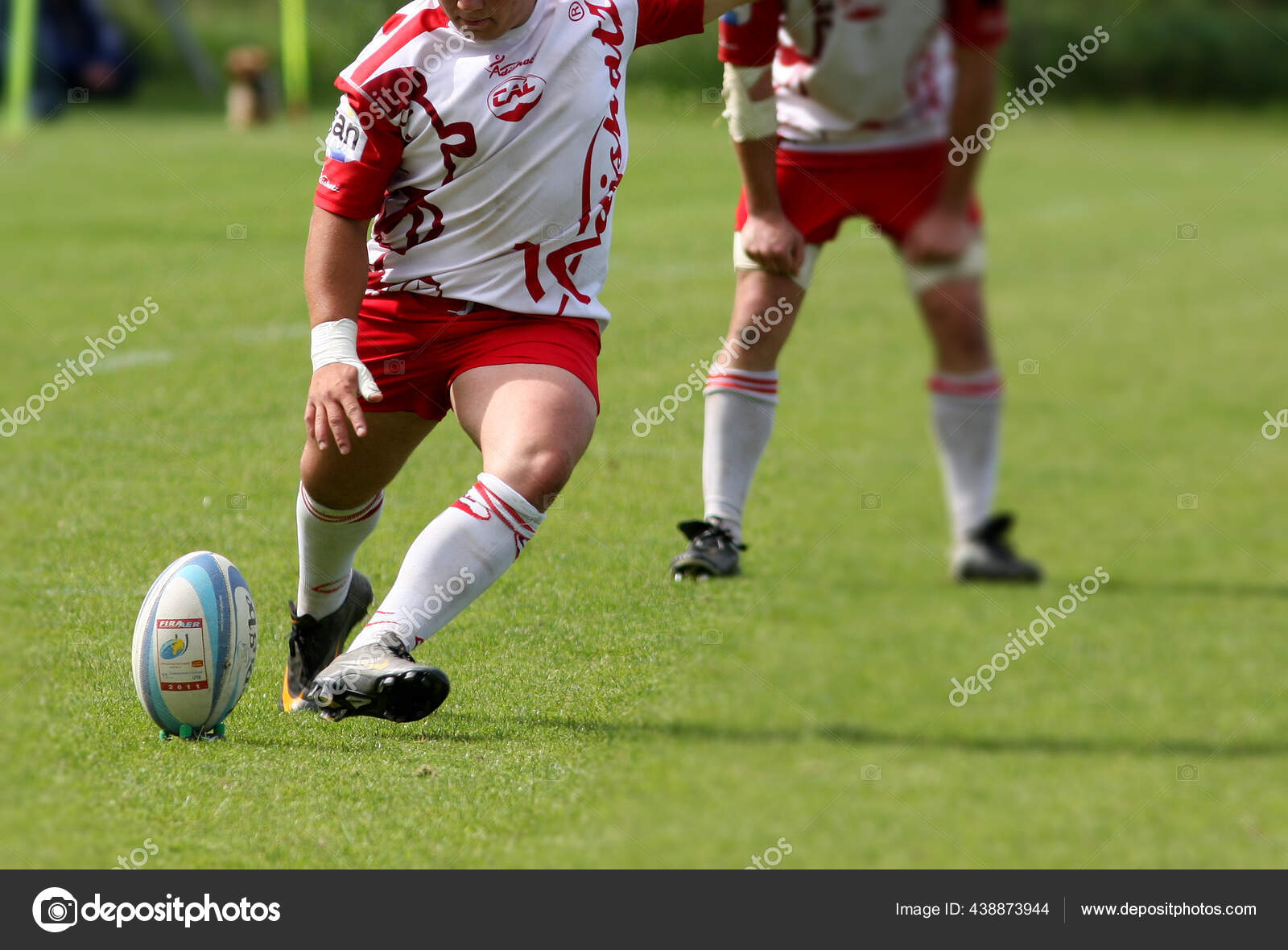 Game Phases Rugby Shooting Goal Progressing Pitch — Stock Editorial ...