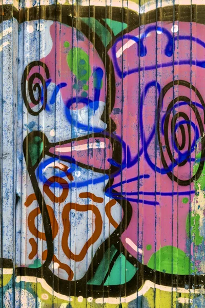 Graffiti Art With Food Plate