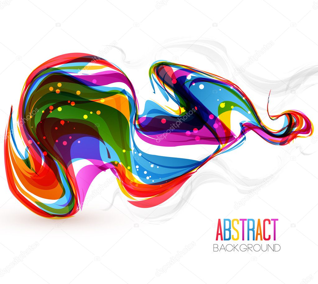 Vector Color waves Stock Vector by ©odina222 101717032