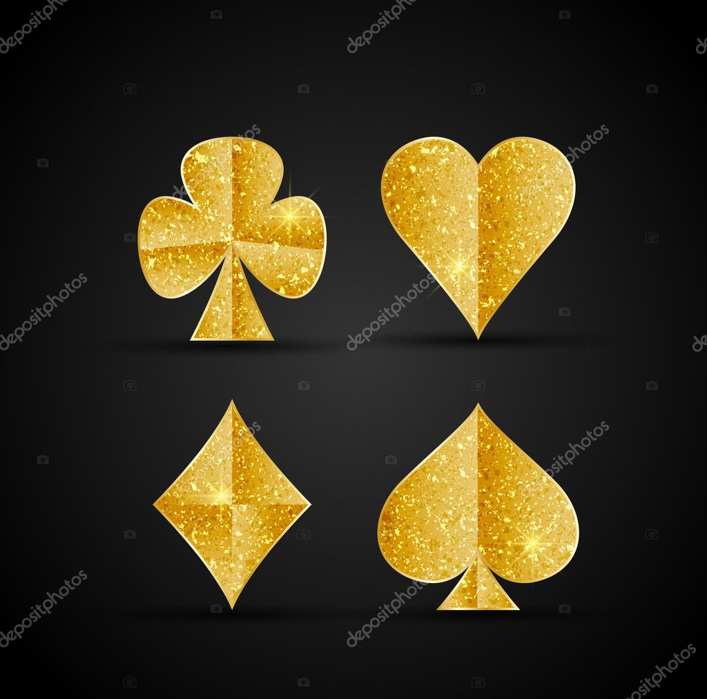 Playing card symbols Stock Vector by ©odina222 114679932