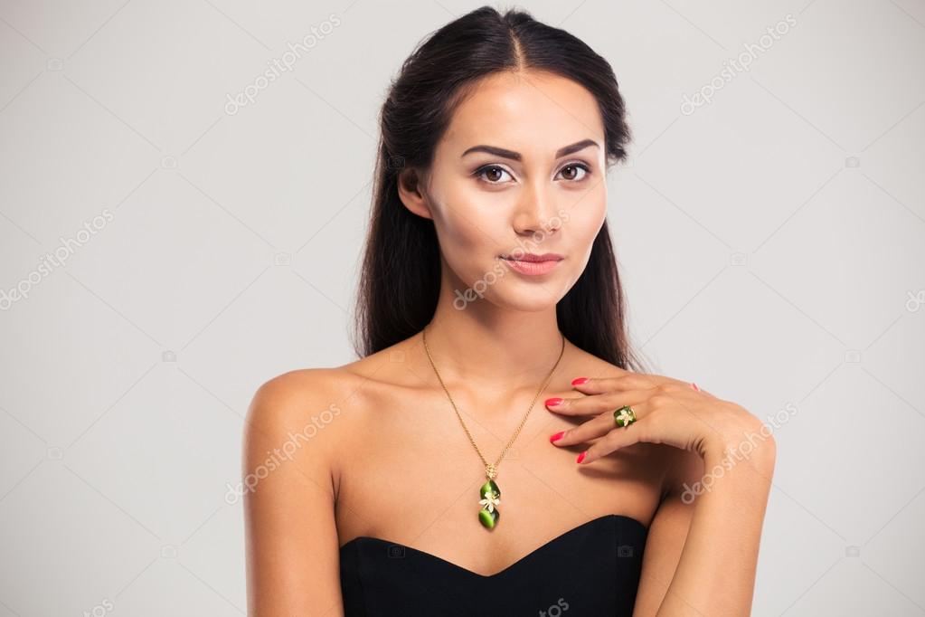 Gorgeous female model looking at camera Stock Photo by ©Vadymvdrobot ...