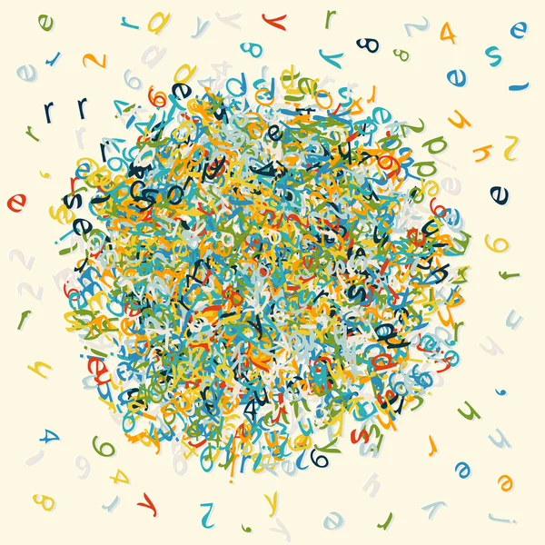 Handwriting letters — Stock Vector © Emukhin #19822423