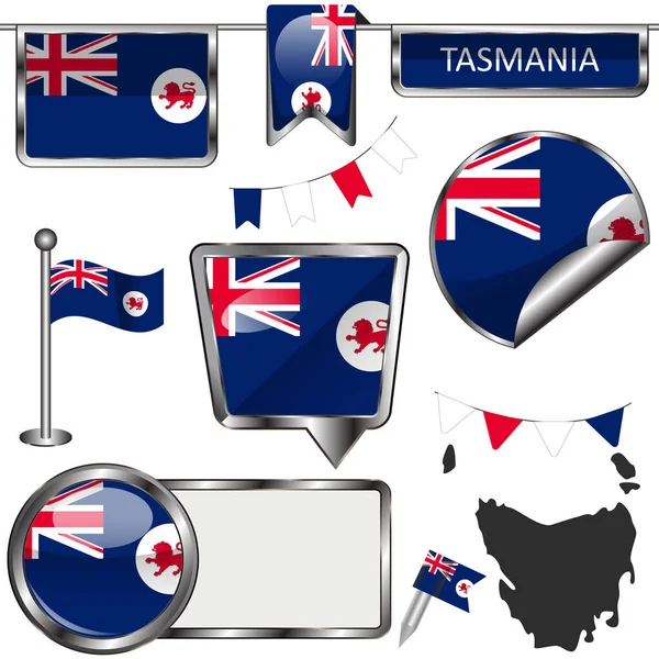 Tasmania map Stock Vectors, Royalty Free Tasmania map Illustrations ...