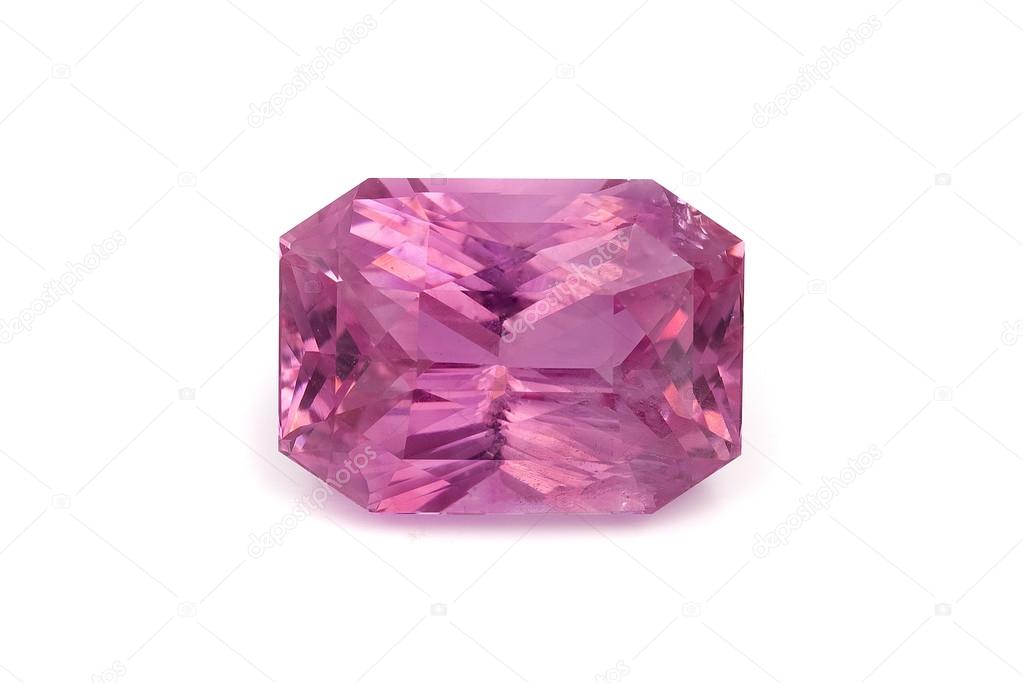 Natural Pink Sapphire Gemstone Stock Photo by ©mikheewnik 114041186