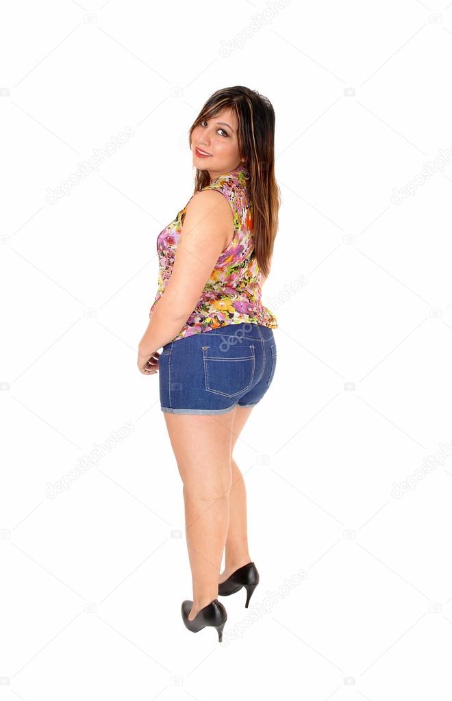 Woman Looking Back Over Shoulder