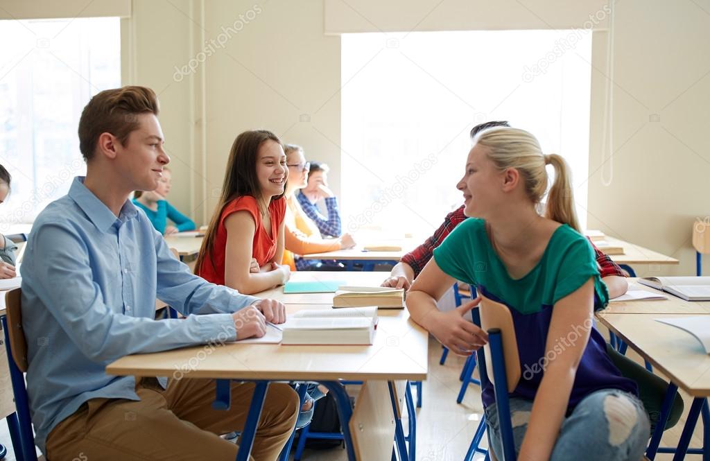 Students Talking In Class While Teacher Is Talking
