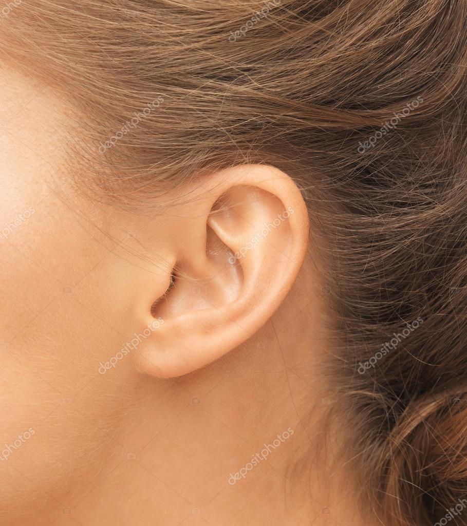 Close up of womans ear Stock Photo by ©Syda_Productions 54402583