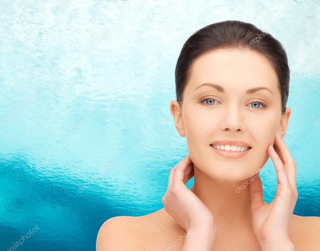 Beautiful young woman face Stock Photo by ©Syda_Productions 59317811