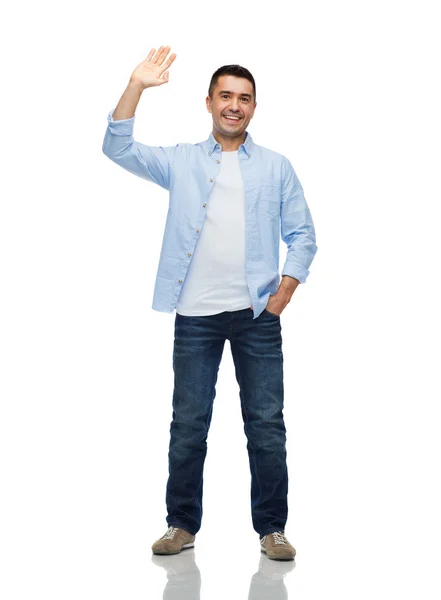 Man waving Stock Photos, Royalty Free Man waving Images | Depositphotos