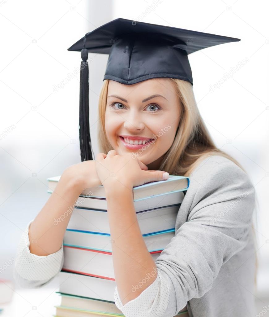 Student in graduation cap — Stock Photo © Syda_Productions #81693916