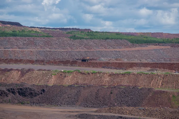 Open pit iron ore mine, Hibbing, Minnesota — Stock Photo © tomazkunst ...