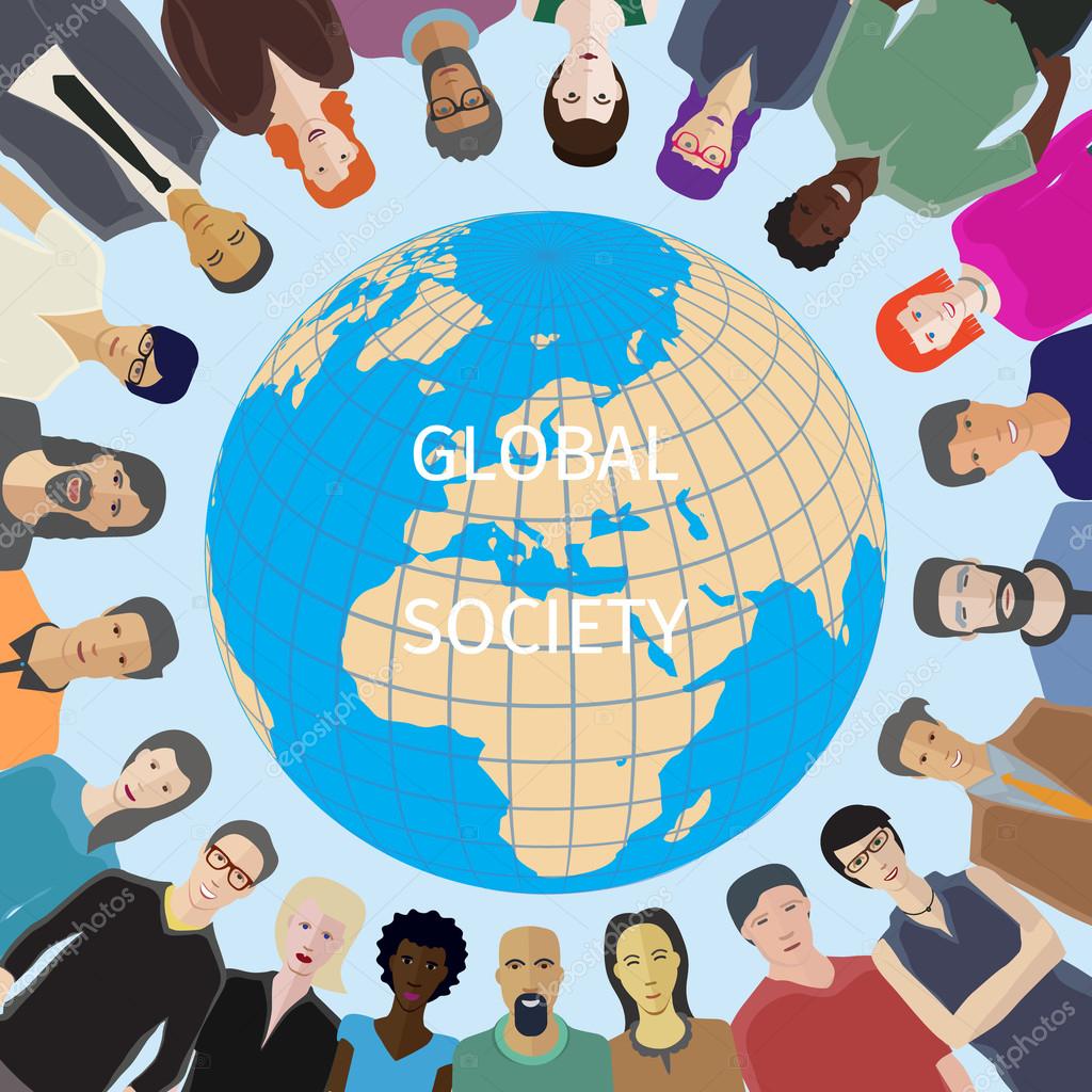 Mundo para las personas concepto Vector de stock #101486166 de ©whitehoune