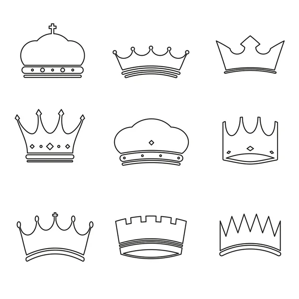 Basic Crown icons design Stock Vector by ©alvaroc 102039278
