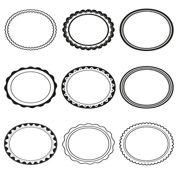 Set of 9 design summer elements, frames, borders Stock Vector Image by ...