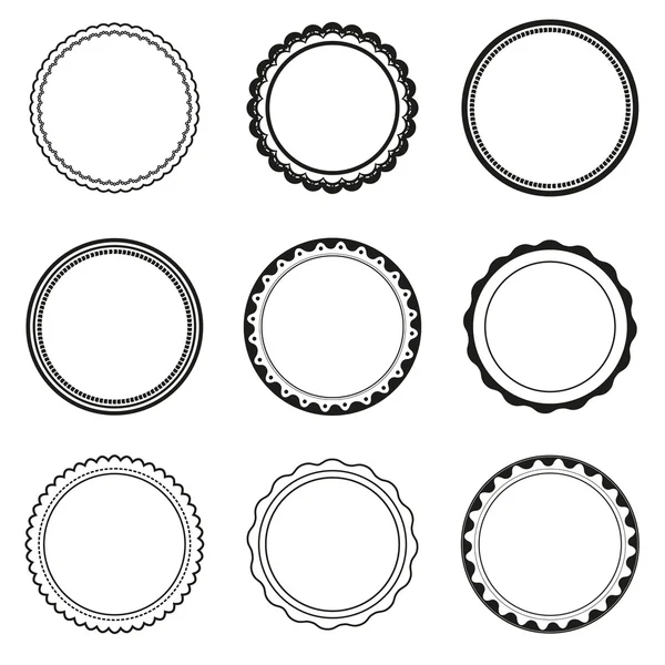 Set of 9 design summer elements, frames, borders Stock Vector Image by ...