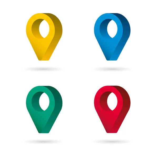 Set color maping pin location vector icons Stock Vector by ©alvaroc ...