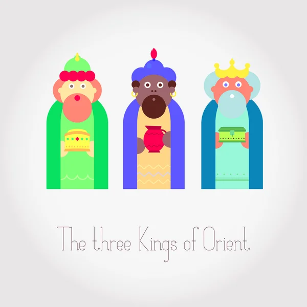 The three Kings of Orient wisemen — Stock Vector © alvaroc #84502466