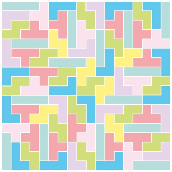 Tetris seamless vector background — Stock Vector © klaradohnalova #12638593