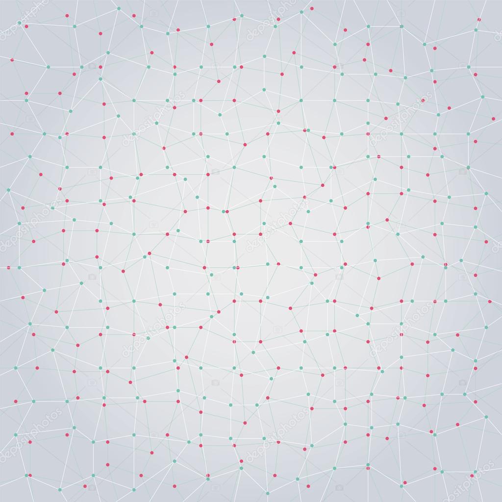 Abstract background, geometry, lines and points Stock Vector Image by ...