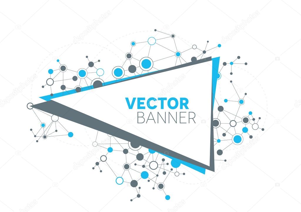 Modern Technical Banner Design Stock Vector Image by ©rach27 #110879520