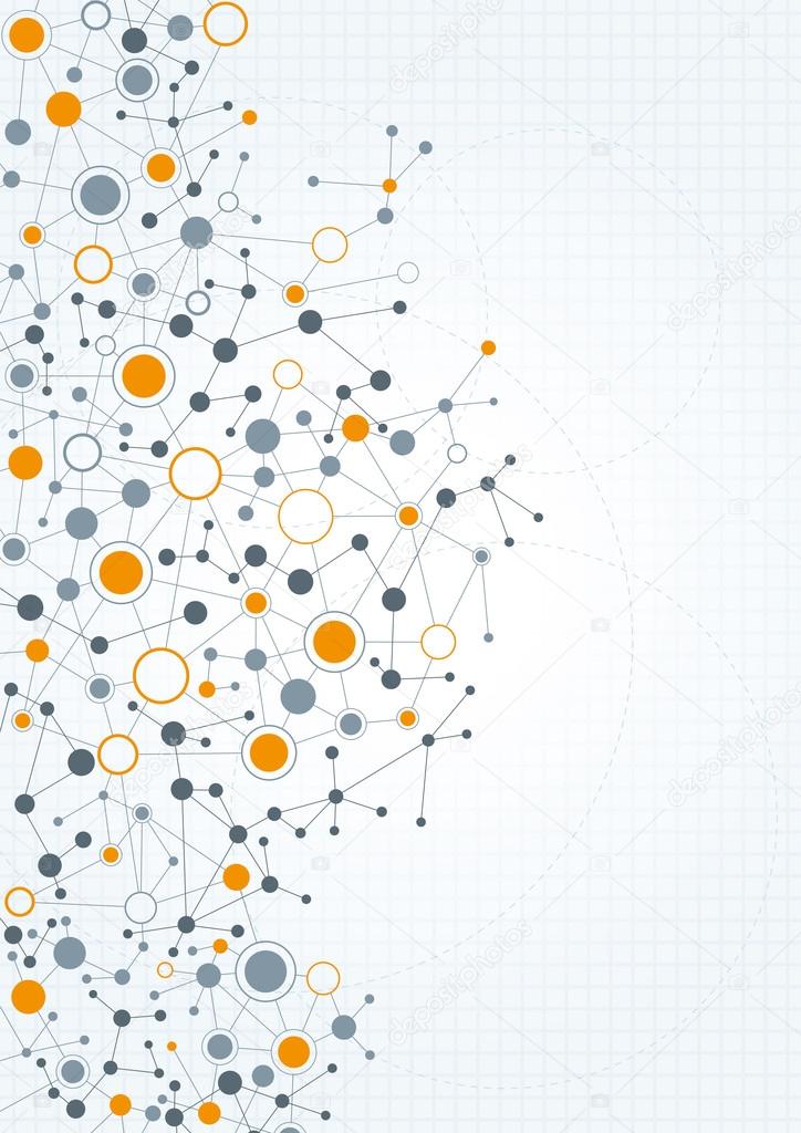 Technical Network Abstract Backgroun Stock Vector Image by ©rach27 ...
