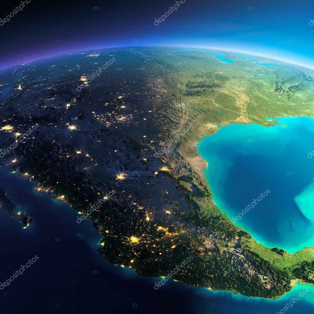 Detailed Earth. Mexico — Stock Photo © Antartis #70939331