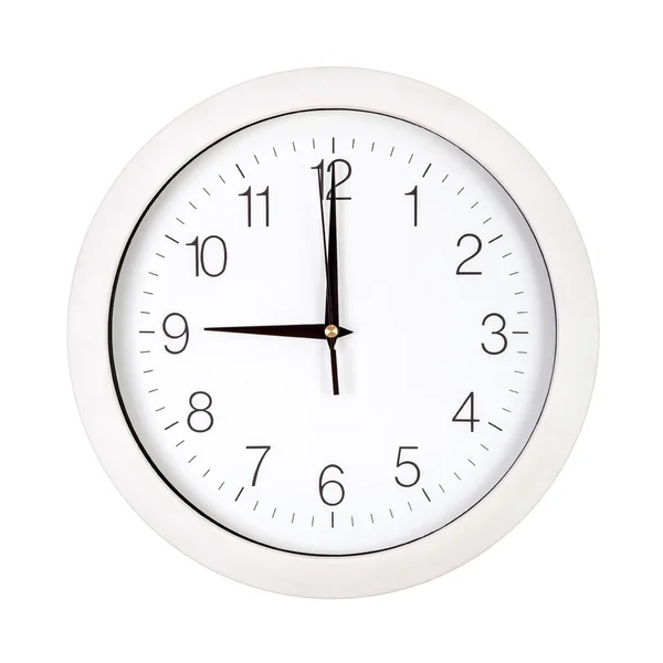 Office clock shows half past nine — Stock Photo © Dimedrol68 #103899182