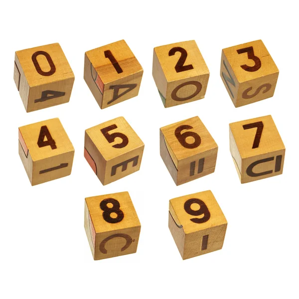 Blocks with letters and numbers — Stock Vector © alliesinteract #2831088