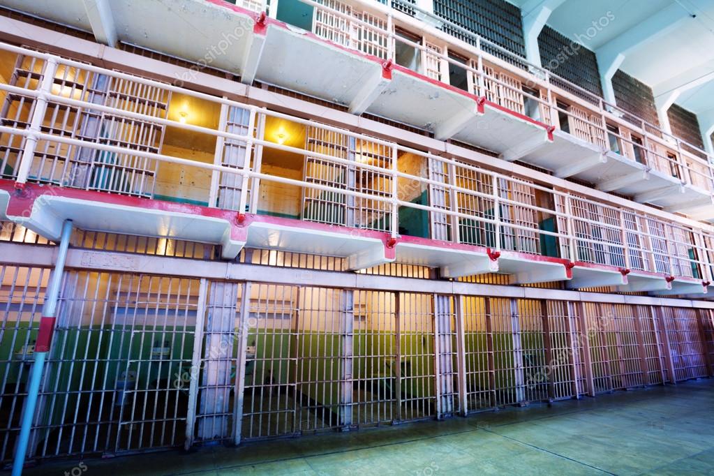Many cells rows in prison Stock Photo by ©serrnovik 101462132