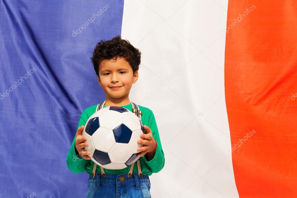 Little football fan Stock Photo by ©serrnovik 117671488