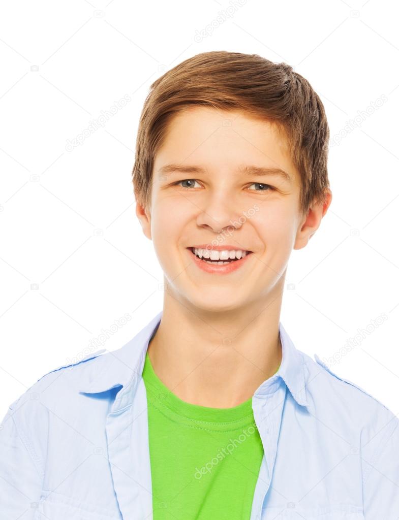 Smiling Young Boy