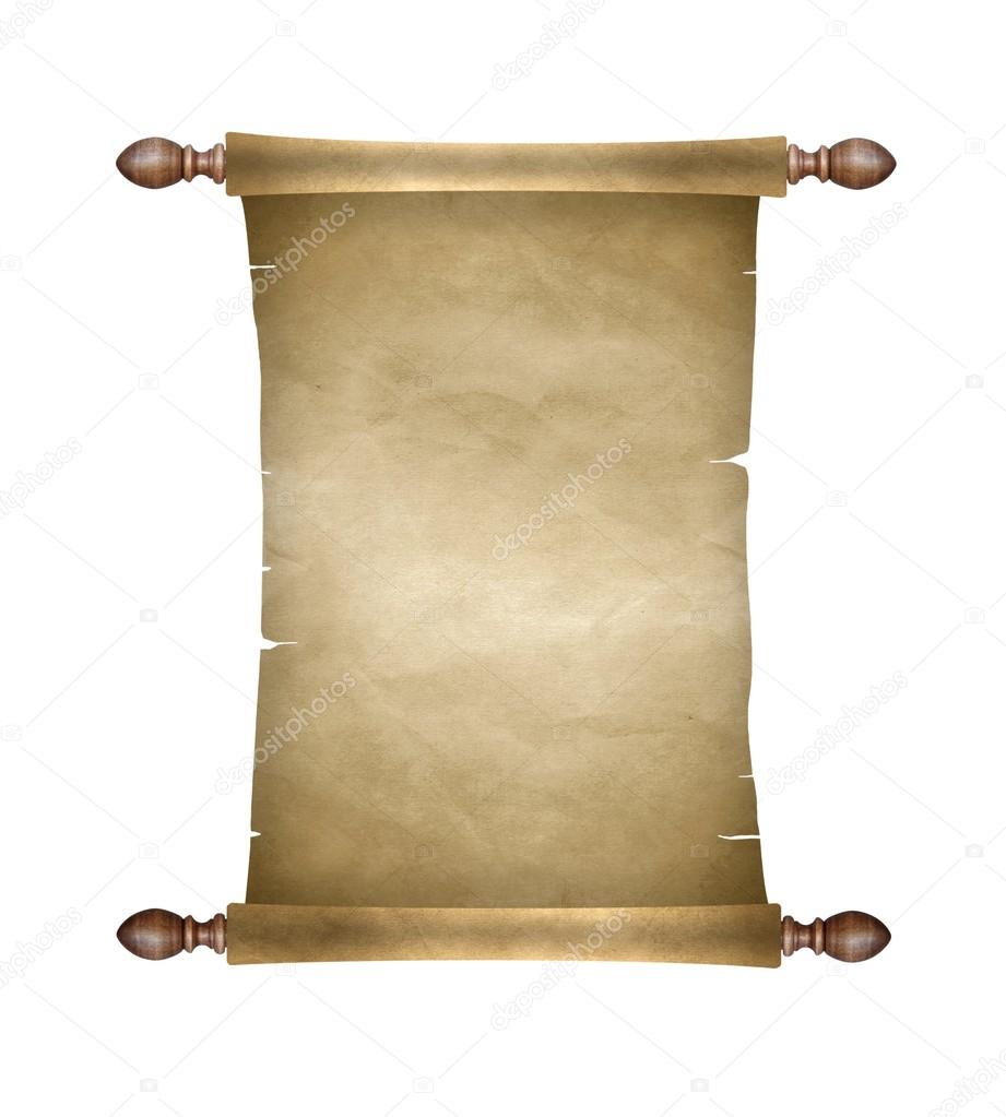 Old blank paper scroll Stock Photo by ©razihusin 68896937
