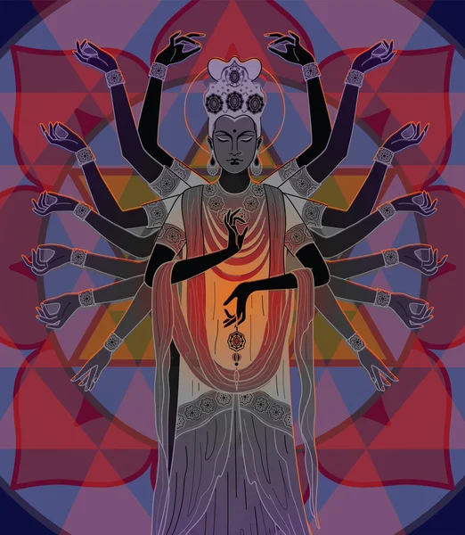 Vishnu Stock Vector Image by ©svetik #13251235