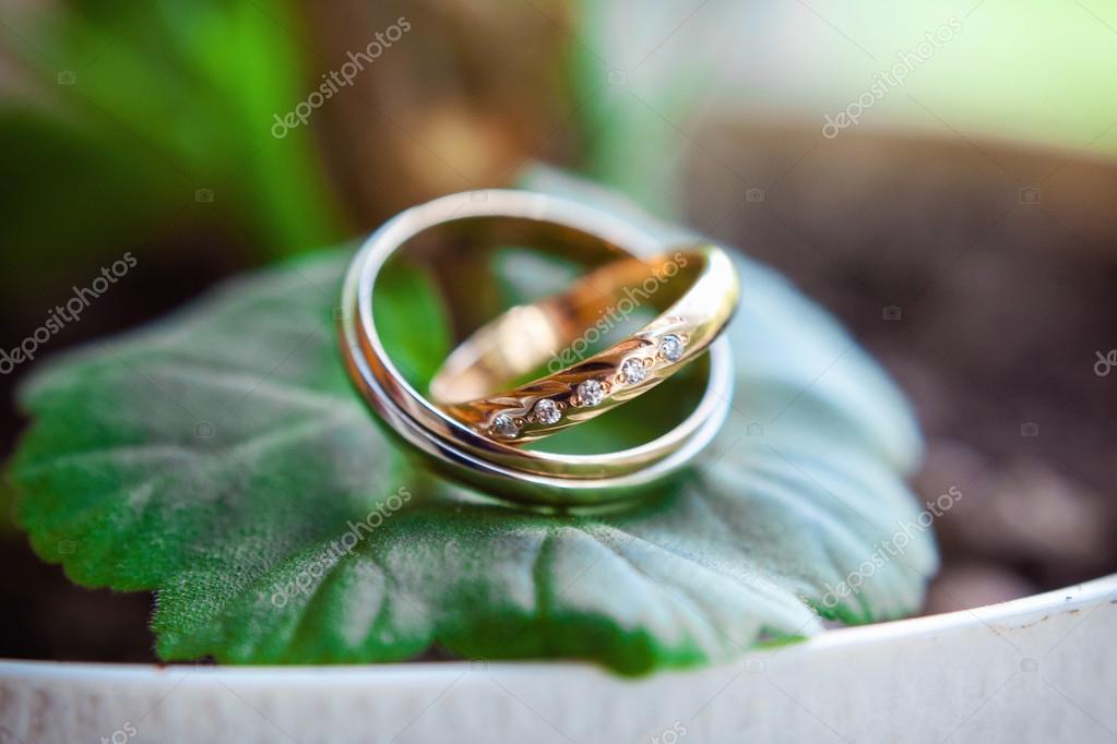 Gold wedding rings — Stock Photo © prg0383 #85151134