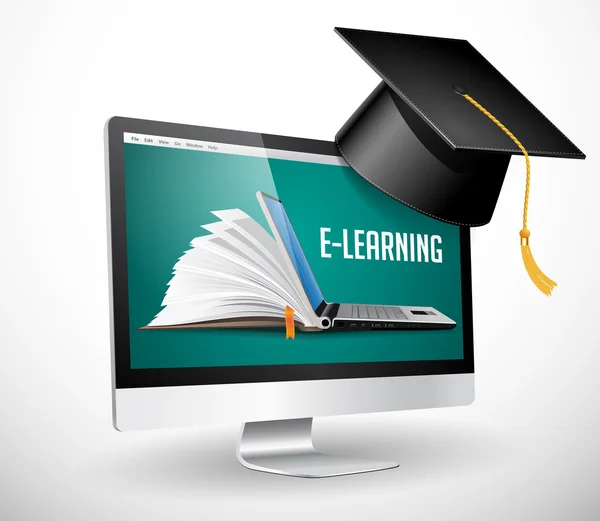 Logo - e-learning Stock Vector by ©kosecki 50586137