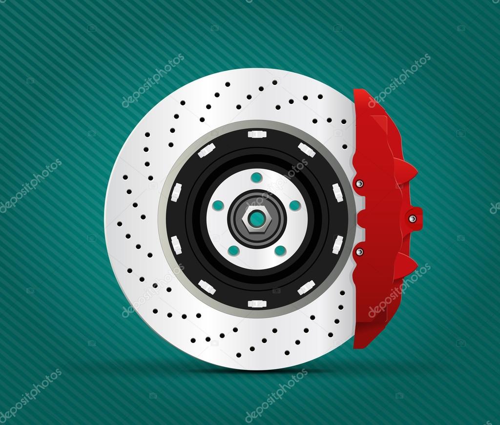 Car part - brake Stock Vector Image by ©kosecki #62254971