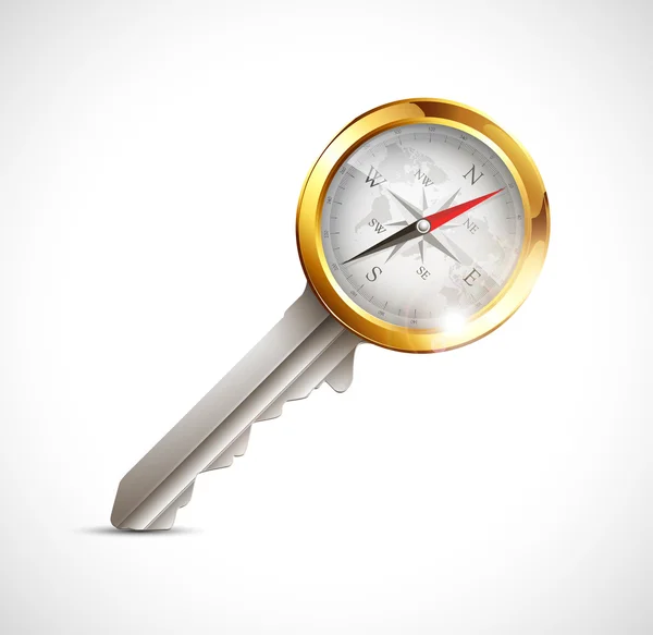 Compass. Vector Illustration. — Stock Vector © kosecki #45455005