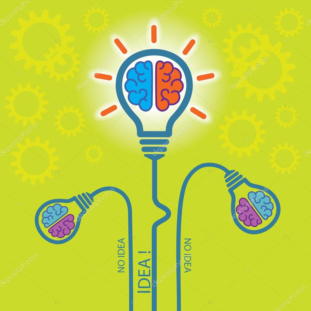 Birth of IDEA. Concept background. Stock Vector Image by ©nuraschka ...