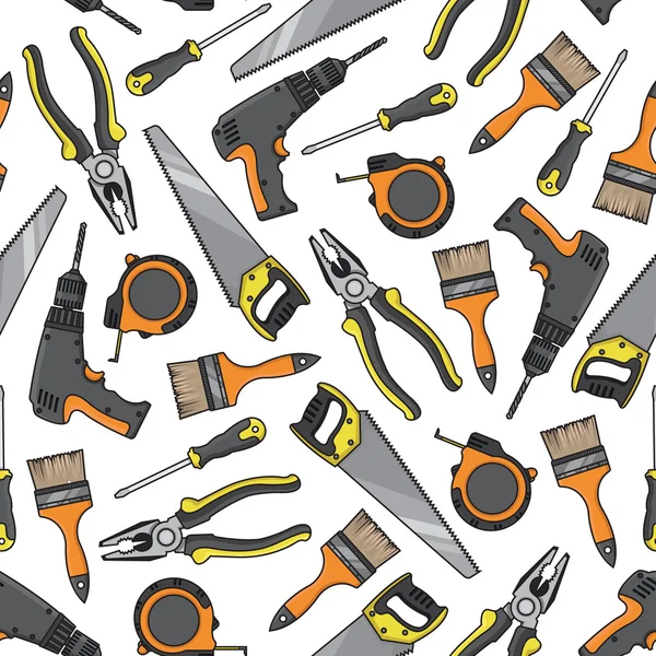 Construction and repair tools seamless wallpaper Stock Vector by ...